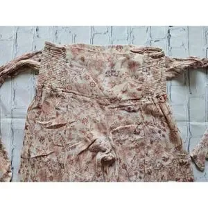 Rewash | Pants & Jumpsuits | Rewash Womens Xs Floral Smocked Waist Wide ...